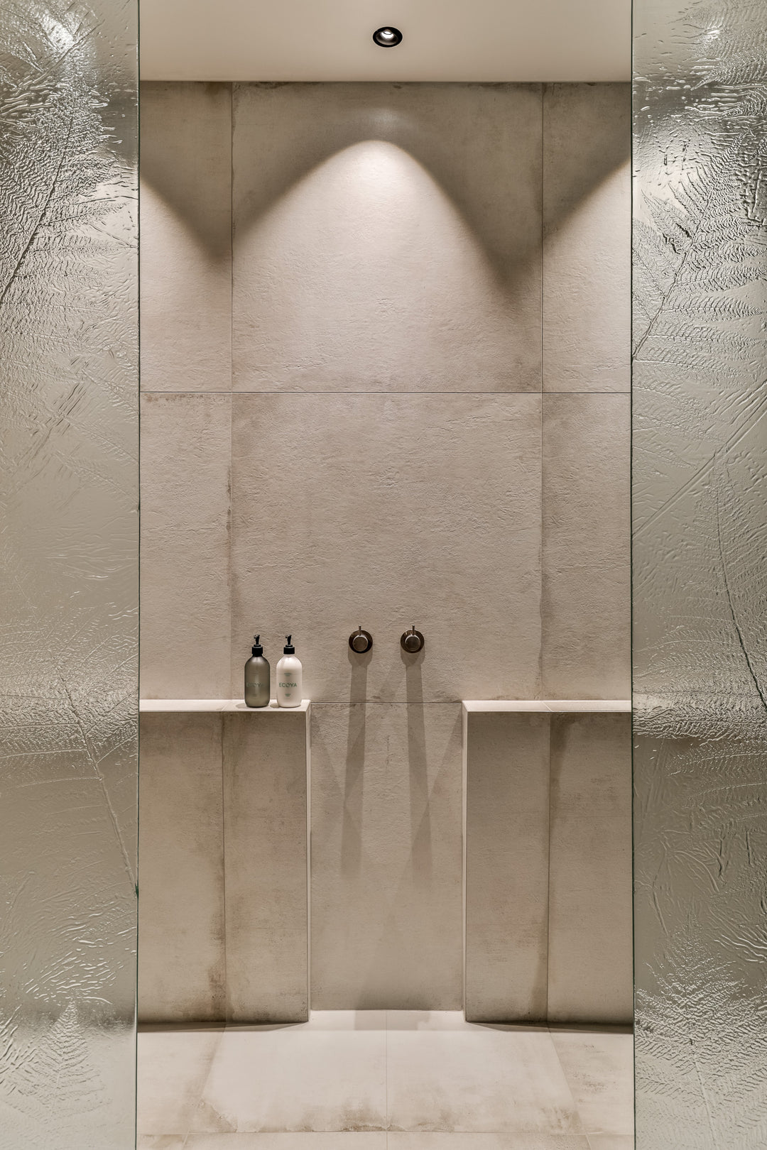 Escape Glass - Slumped Textured Glass Splashbacks, showers, art & more