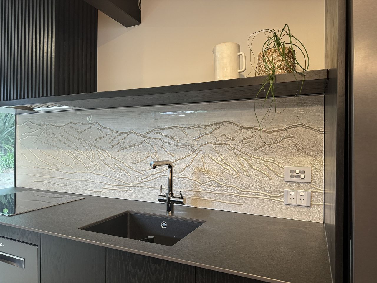 Escape Glass - Slumped Textured Glass Splashbacks, showers, art & more