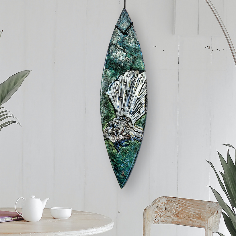 Fantail - Wall Art - Multi Coloured – Escape Glass